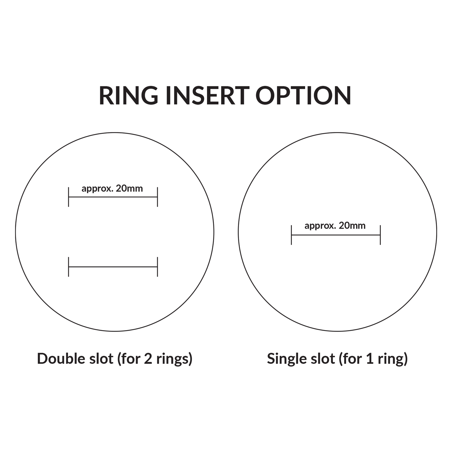 Personalised wooden ring box round – Alexa Lane